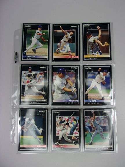 PINNACLE 1992 SCORE BASEBALL COLLECTOR CARDS (9X MONEY) - Bentley ...