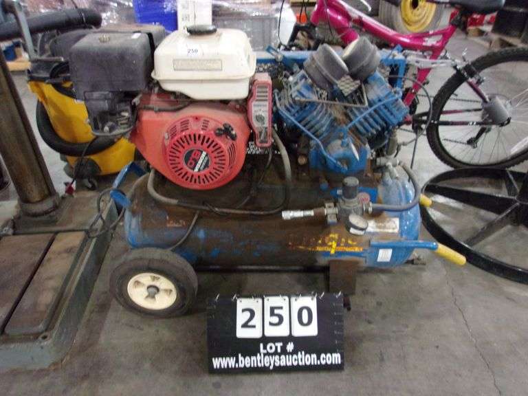 EMGLO 8.0HP HONDA POWERED PORTABLE AIR COMPRESSOR - Bentley ...