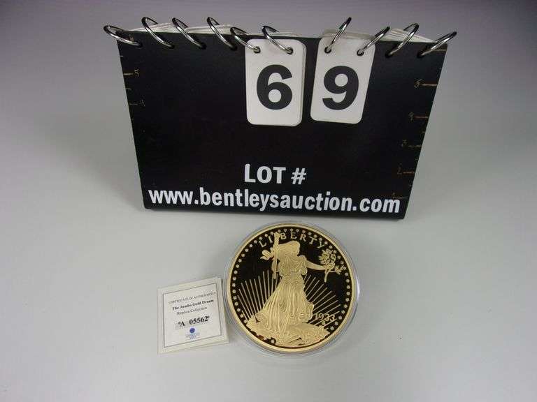 AMERICAN MINT THE JUMBO GOLD DREAM REPLICA COLLECTION (2014) 1933 GOLD ...