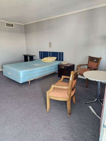 ROOM: #227 - CONTAINS ~ FLAT SCREEN TV, REFRIGERATOR, MICROWAVE, BED ...