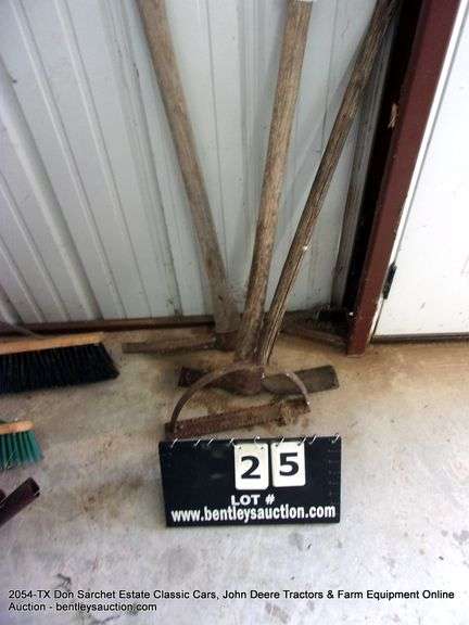 LOT: (1) YOYO IDIOT STICK WEED CUTTER, (2) PICK AXES - Bentley ...