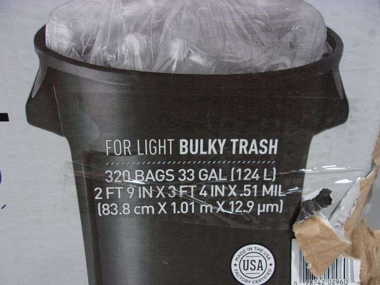 MEMBERS MARK 320 COMMERCIAL CAN LINERS - Bentley & Associates, LLC