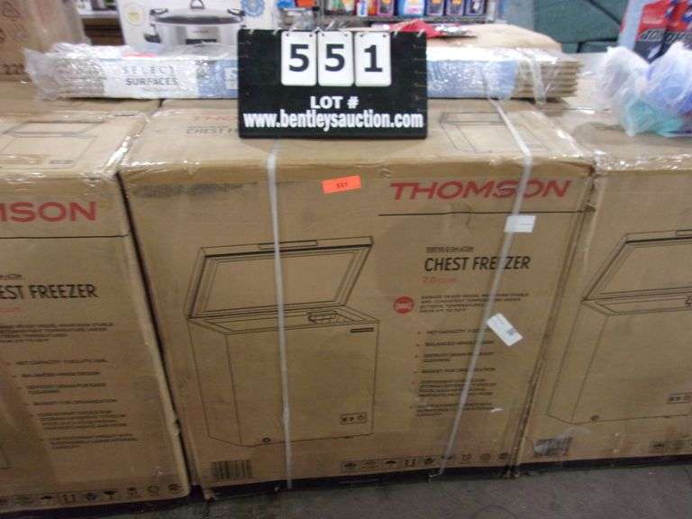THOMSON 7 CU. FT. CHEST FREEZER- M#: TFR710-G-SM-6C0M - Bentley ...