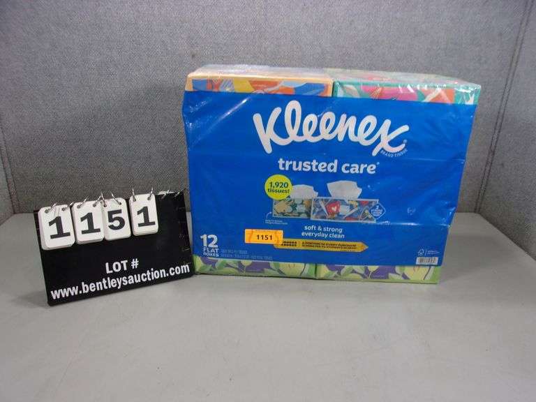 KLEENEX 12-CT. FLAT TISSUE BOXES - 1920 TISSUES - Bentley & Associates, LLC