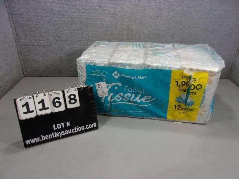 BOX: MEMBER'S MARK FACIAL TISSUES - Bentley & Associates, LLC