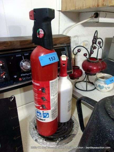 RED SMALL FIRE EXTINGUISHER & WHITE SMALL FIRE EXTINGUISHER - Bentley ...