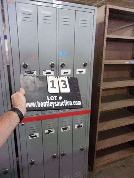 CINTAS EXCHANGE MASTER- GREY METAL (8) LOCKER SET - Bentley ...