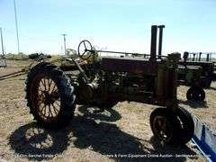 1936 JOHN DEERE MODEL A TRICYCLE TRACTOR - S/N 424068 - Bentley ...