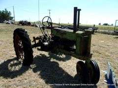 1937 JOHN DEERE MODEL B TRICYCLE TRACTOR - S/N 32458 - Bentley ...