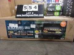 MEMBERS MARK 35 IN. BARREL GRILL TRADITIONAL CHARCOAL GRILL- 804 SQ. IN ...