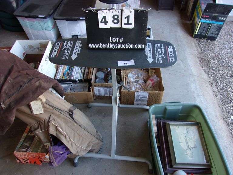 RIDGID FLIP TOP PORTABLE WORK SUPPORT - Bentley & Associates, LLC