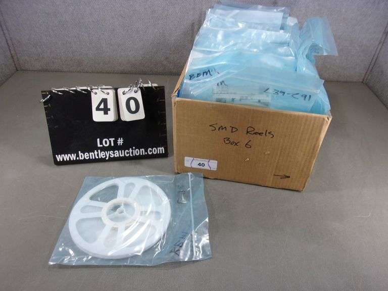 BOX: ELECTRONIC OHM RESISTOR REELS - Bentley & Associates, LLC