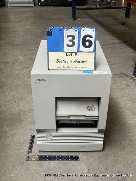 ABI PRISM 7000 SEQUENCE DETECTION SYSTEM - Bentley & Associates, LLC