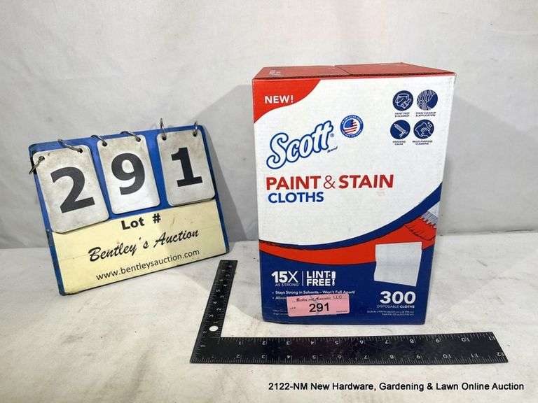 SCOTT PAINT & STAIN CLOTHS - 300 DISPOSABLE CLOTHS - Bentley ...