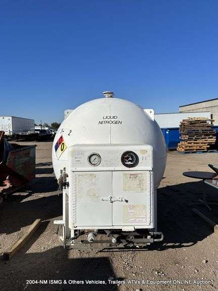 LIQUID NITROGEN SPHERE **INNER VESSEL ONLY**, MAX WORKING PRESSURE 411. ...