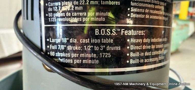 DELTA 31-780 BENCH OSCILLATING SPINDLE SANDER, 120 VOLT - Bentley ...