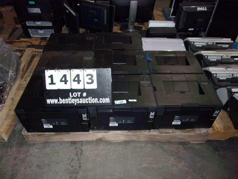 PALLET: DELL PRINTERS MODEL: C1760NW AND FELLOWES PRINTER (9X MONEY ...
