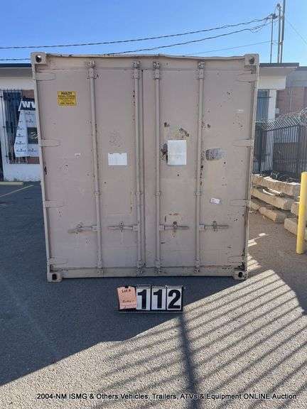 20' CONEX STORAGE CONTAINER - TAN - Bentley & Associates, LLC