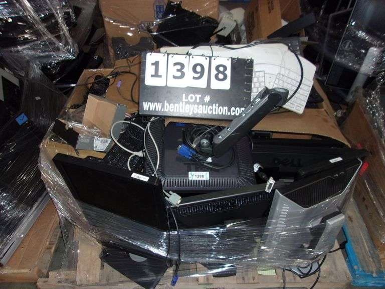 PALLET: ASSORTED COMPUTER MONITORS, KEYBOARDS, MICE - Bentley ...
