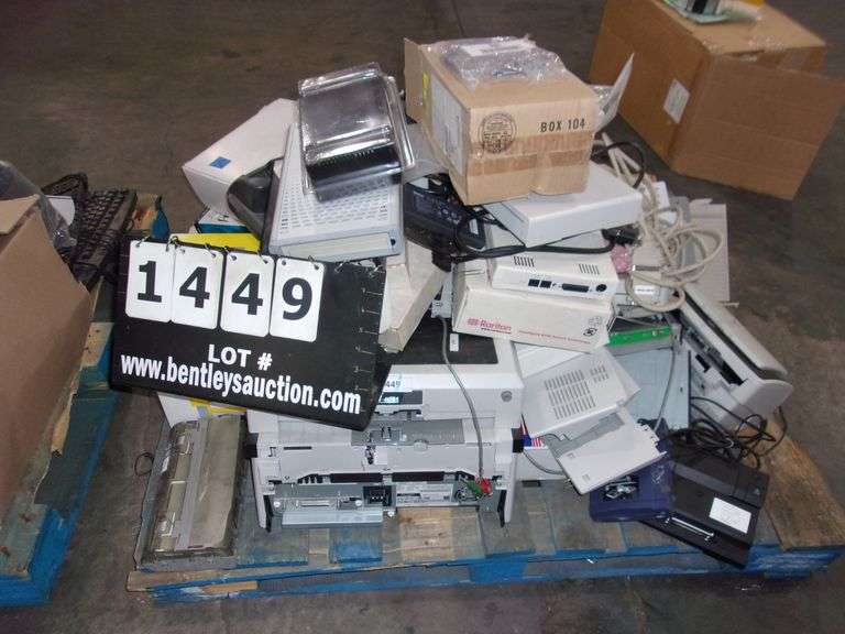 PALLET: ASSORTED COMPUTER AND PRINTER PARTS - Bentley & Associates, LLC