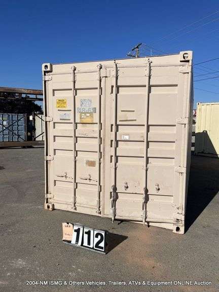 20' CONEX STORAGE CONTAINER - TAN - Bentley & Associates, LLC