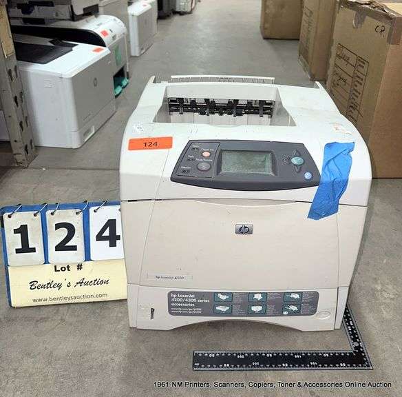 HP LASERJET 4300 PRINTER - USED, AS IS - Bentley & Associates, LLC