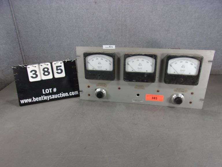 CUSTOM - TRIPLETT PANEL METER MOUNT - Bentley & Associates, LLC