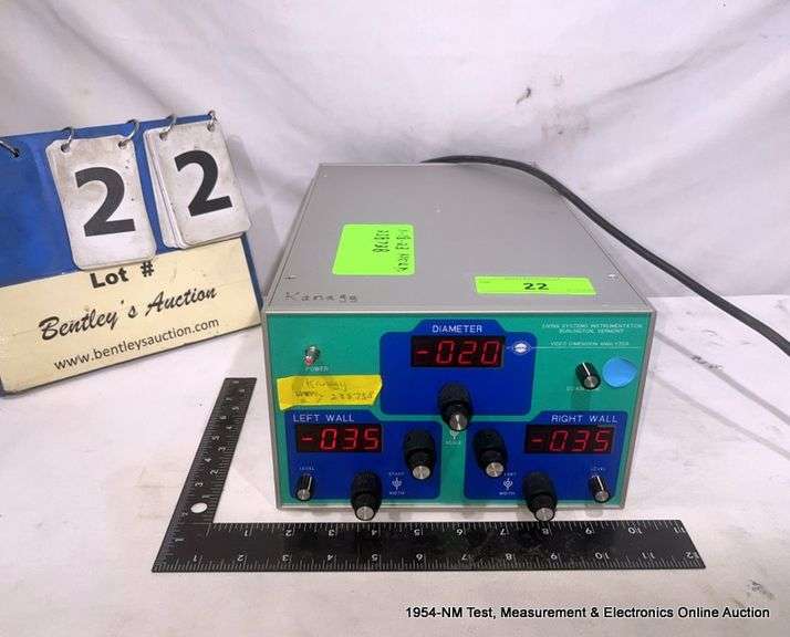 LIVING SYSTEMS INSTRUMENTATION V94 VIDEO DIMENSION ANALYZER - Bentley ...