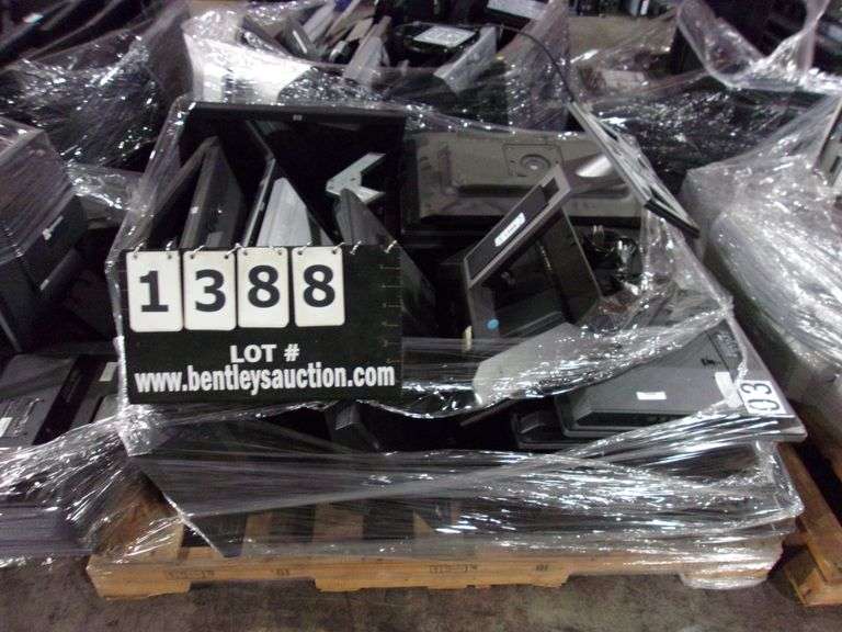 PALLET: LOT (25) ASSORTED COMPUTER MONITORS - Bentley & Associates, LLC
