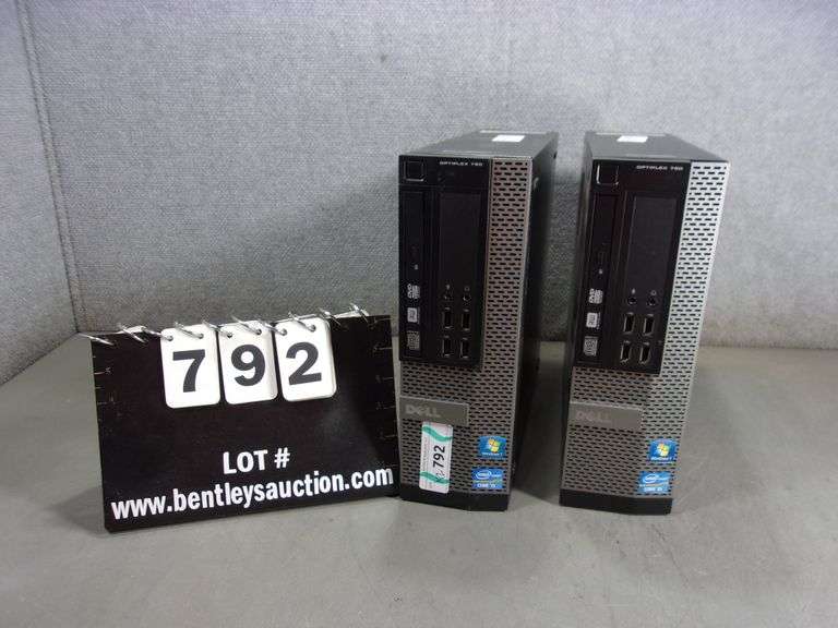 DELL OPTIPLEX 790 - TAG #1BRWMS1, #1GLXMS1 (2X MONEY) - Bentley ...