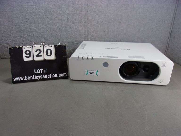 PANASONIC LCD PROJECTOR MODEL: PT-FW430U - Bentley & Associates, LLC