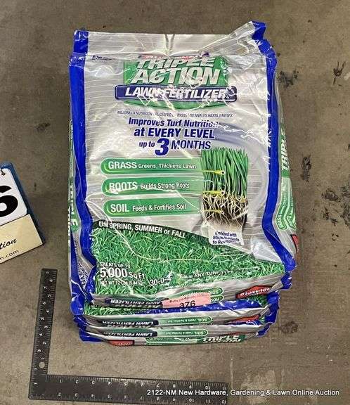 LOT: 4 TRIPLE ACTION LAWN FERTILIZER - Bentley & Associates, LLC