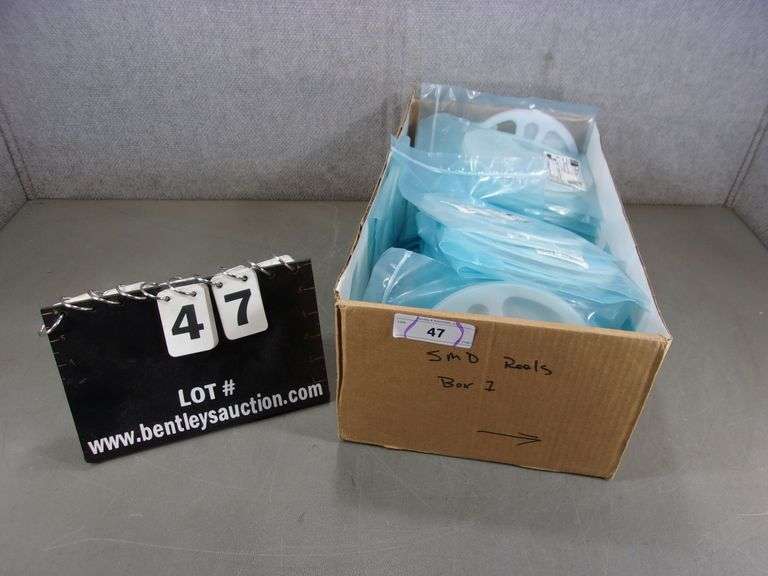 BOX: ASSORTED OHM RESISTOR REELS - Bentley & Associates, LLC