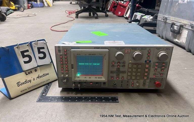 TEKTRONIX 2755P PROGRAMMABLE SPECTRUM ANALYZER - Bentley & Associates, LLC