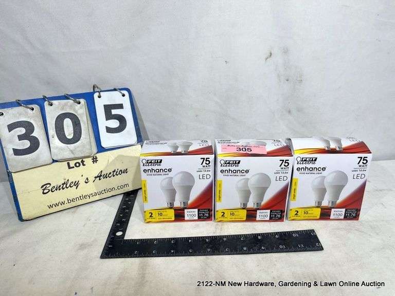 LOT: 3 ENHANCE VIVID NATURAL LIGHT LED - 75W - Bentley & Associates, LLC