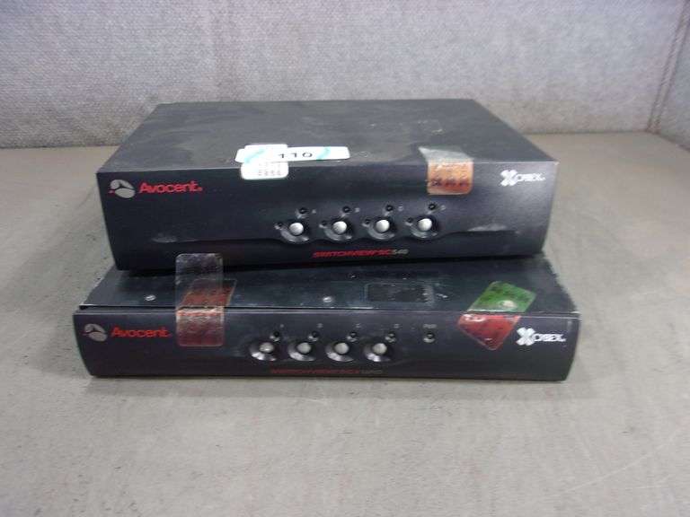 LOT: CYBEX AVOCENT SWITCHVIEW SC540/ SC4 VAD - Bentley & Associates, LLC