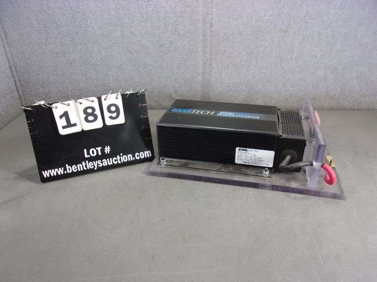 EXEL TECH XP600 POWER INVERTER - Bentley & Associates, LLC