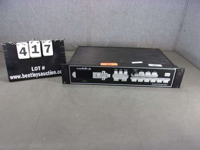 VADDIO AUTO PRESENTER CONTROLLER - Bentley & Associates, LLC