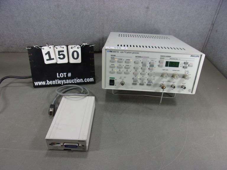 PHILIPS PM 5418 TXI COLOR TV PATTERN GENERATOR - Bentley & Associates, LLC
