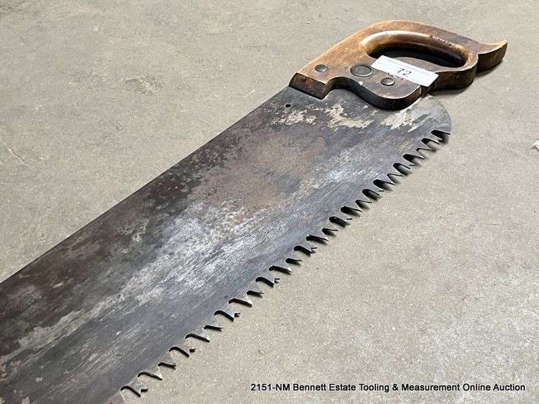 2-HANDLE PUSH-PULL LOG SAW, 48" - Bentley & Associates, LLC