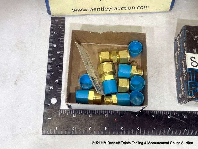 BOX: ASSORTED SWAGELOK FITTINGS - Bentley & Associates, LLC