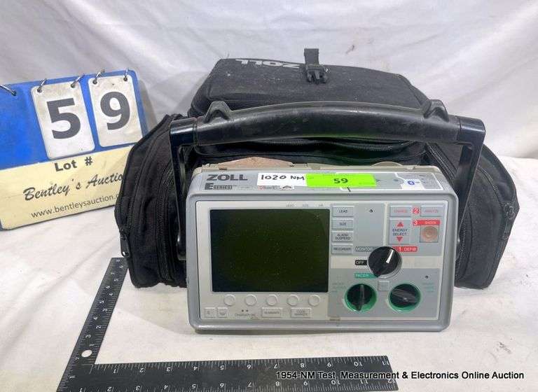 ZOLL E SERIES MASIMO SET DEFIBRILLATOR - Bentley & Associates, LLC