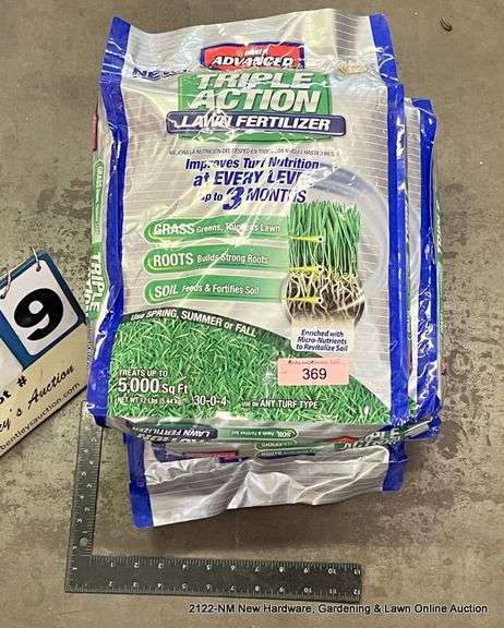 LOT: 4 TRIPLE ACTION LAWN FERTILIZER - Bentley & Associates, LLC