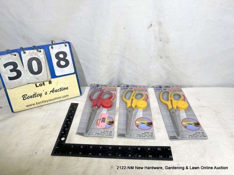 LOT: 3 LIGHT UP SCISSORS - Bentley & Associates, LLC