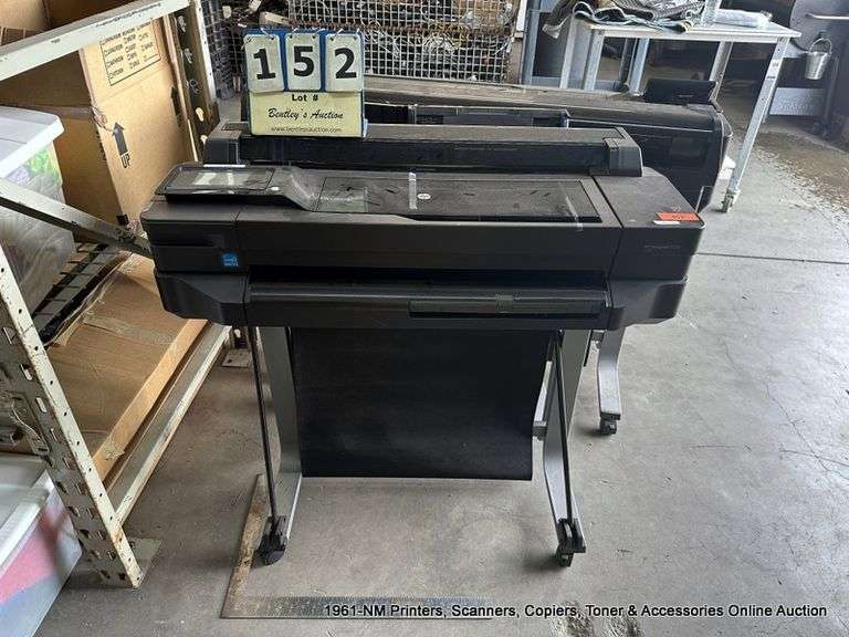 HP DESIGNJET T520 PLOTTER - USED, AS IS - Bentley & Associates, LLC