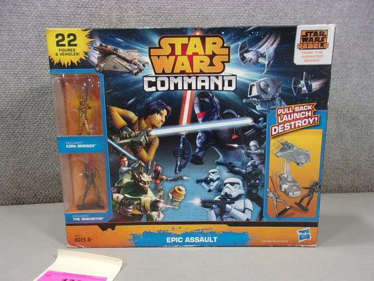 2014 LUCASFILM HASBRO STAR WARS COMMAND EPIC ASSAULT FIGURINES- EZRA ...