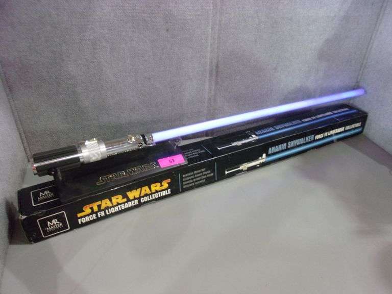 2005 LUCASFILM MASTER REPLICAS STAR WARS FORCE FX LIGHTSABER COLLECTIBLE- ANAKIN SKYWALKER ...