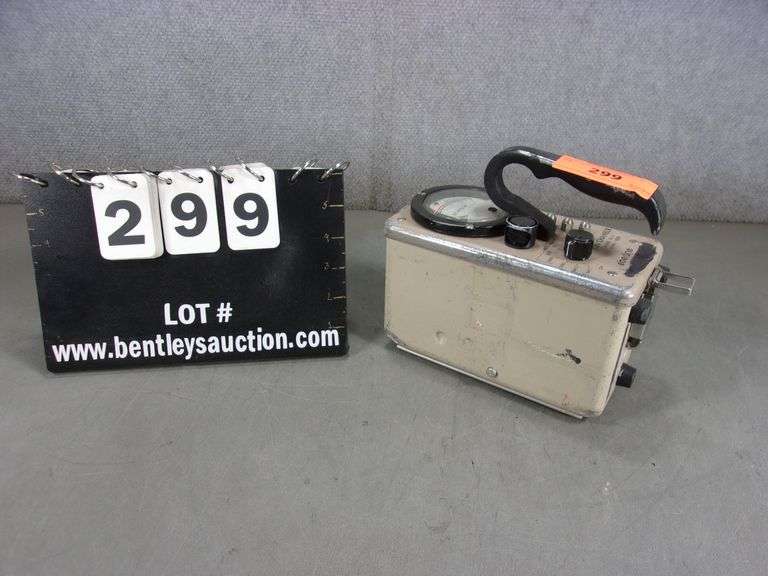 EBERLINE ION CHAMBER GEIGER COUNTER MODEL RO-2 - Bentley & Associates, LLC