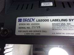 BRADY LS2000 LABELING SYSTEM - Bentley & Associates, LLC