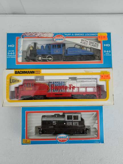 (3) HO Model Train Engines - Bid-Assets Online Auctions